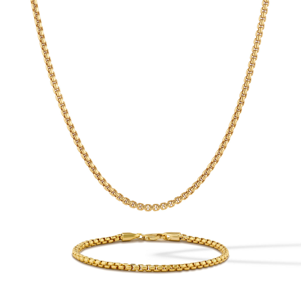 Box Chain Set - Gold & Vincero Collective