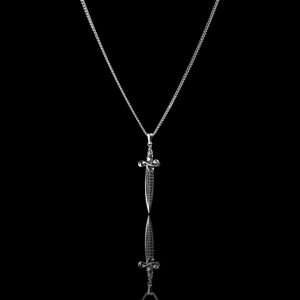 The Dagger Pendant - Black Onyx | Vincero & Vincero Collective