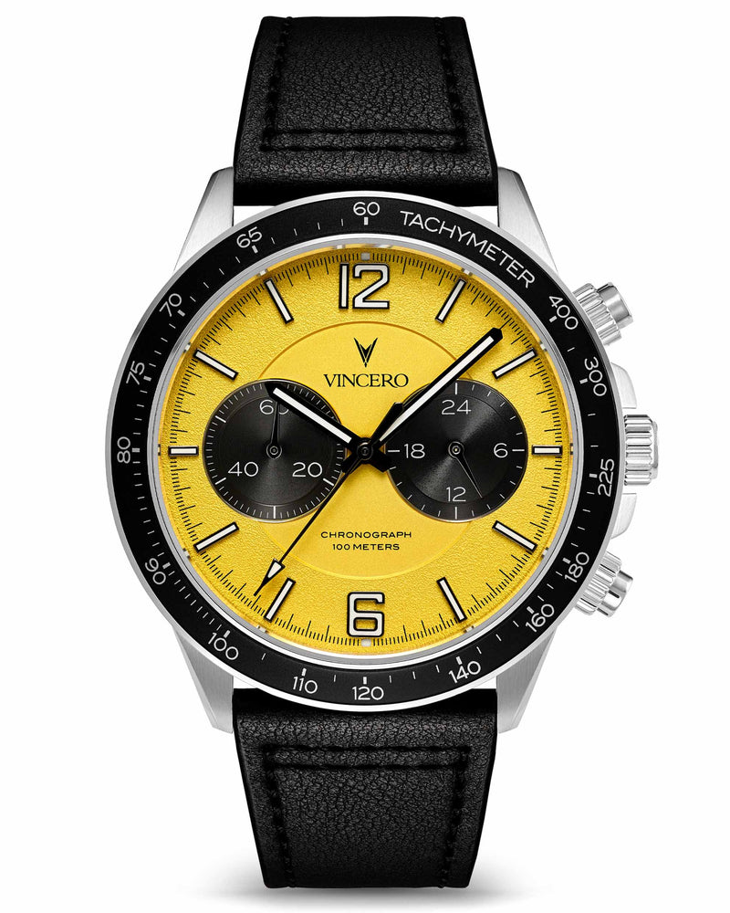 The Apex - Silver/Black | Vincero Watches & Vincero Collective