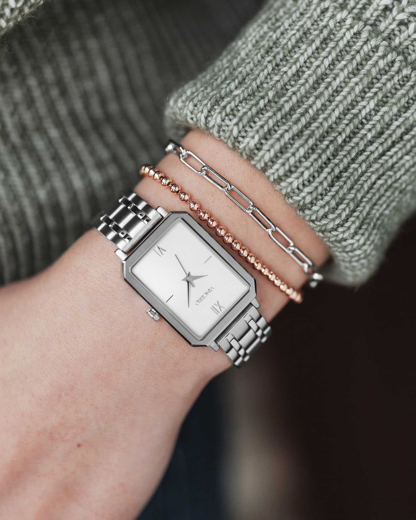 Womens Beaded Bracelet - Rose Gold | Vincero Collective
