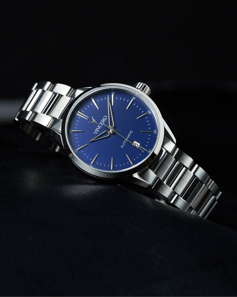 Icon Automatic Set - Silver/Blue & Vincero Collective